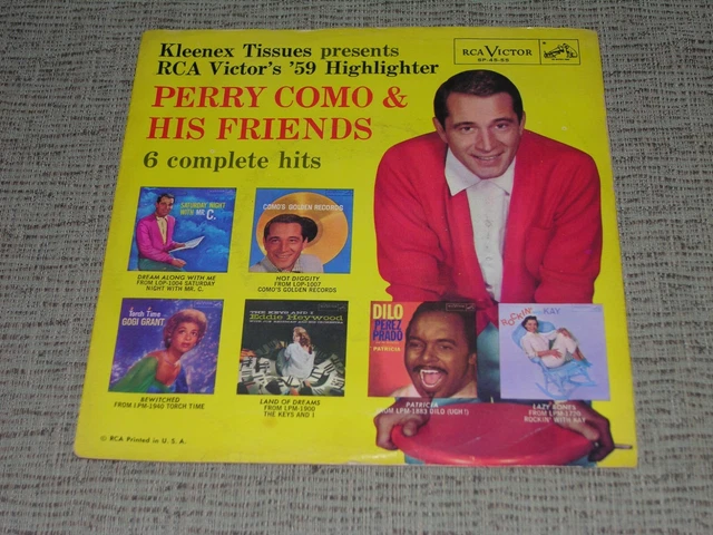 PERRY COMO & HIS FRIENDS (VG+) RCA Victor's 59 Highlighter (EX) 7" SP ...