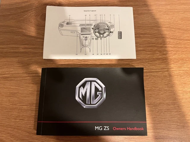 GENUINE MG ZS Ev 2019-2025 Owners Manual Handbook Navigation Manual £12 ...