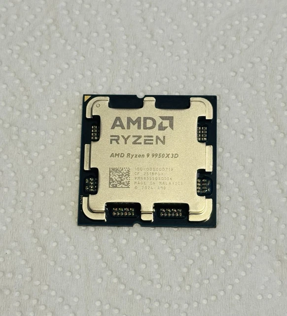 AMD RYZEN 9 9950X3D processor £450.00 - PicClick UK
