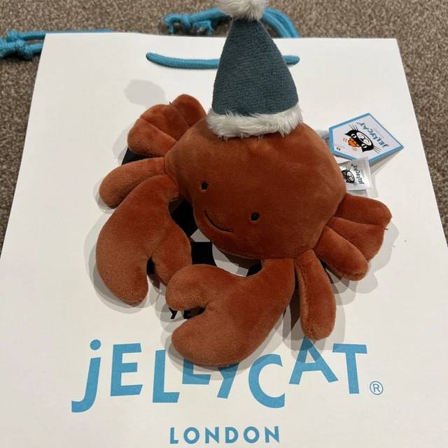 JELLYCAT RETIRED CRAB. Celebration Crustacean Crab. Rare and HTF. BNWT ...
