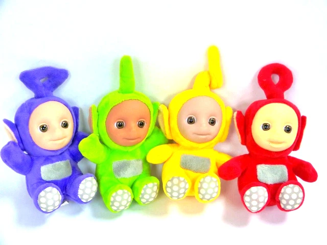 TELETUBBIES SOFT TOYS Complete Set Of 4 plush Toys - 18 CM Height - E55 ...