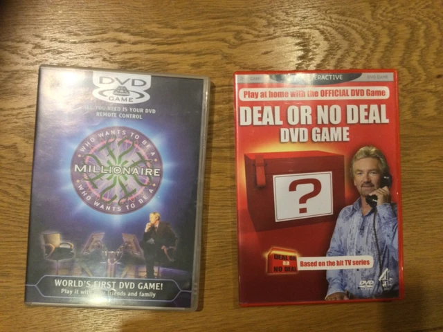 WHO WANTS TO be a millionaire & deal or no deal; Interactive DVD games ...