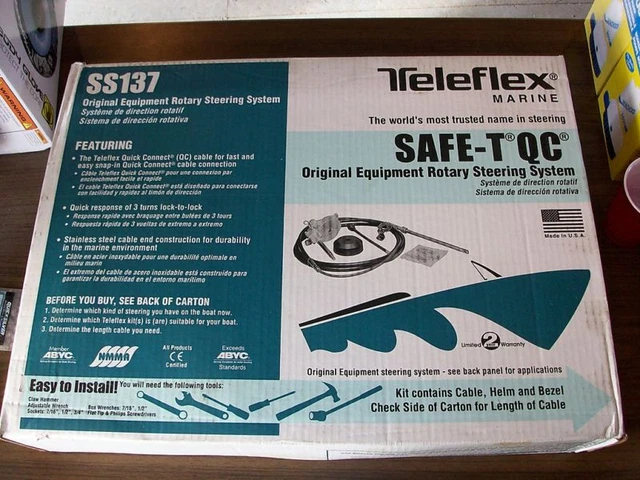 TELEFLEX SAFE-T QC Rotary Steering System Part# Ss13716 $242.99 - PicClick