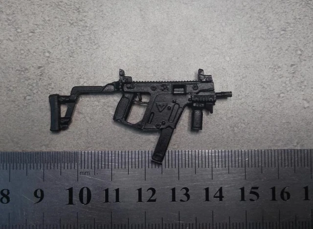 J2-06 1/12 SCALE Gun Accessory KRISS Vector SMG Model for Shf 6" Figure ...