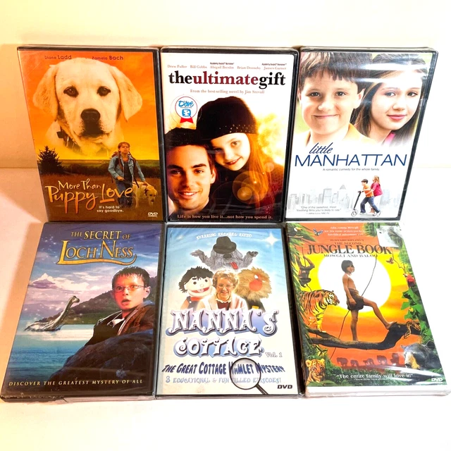 6 FAMILY MOVIES (DVD) Comedy Adventure Family Fantasy Drama - NEW £16. ...