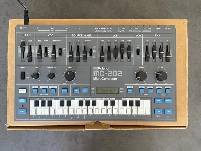 ROLAND MC 202 micro composer ORIGINAL BOX + power supply £1,000.00 ...