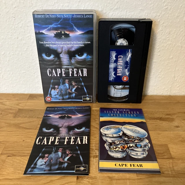 CAPE FEAR VHS PAL Video Robert De Niro Nick Nolte Universal 1991 Inc ...