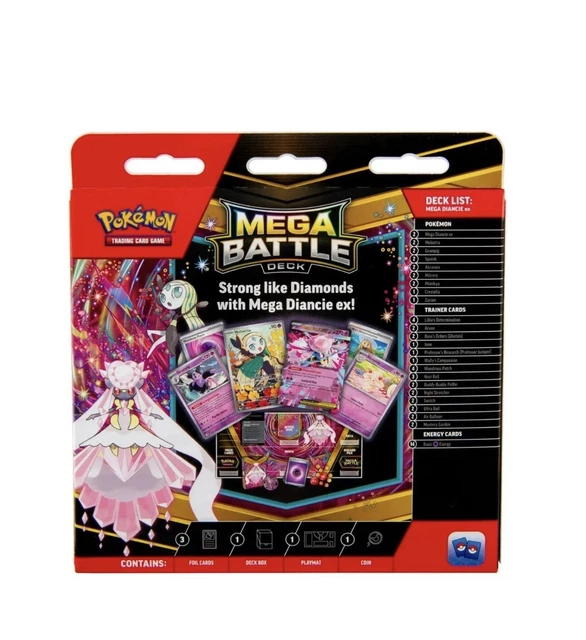 POKÉMON TCG: MEGA Battle Deck Mega Diancie ex - Sealed - In Hand, Same ...