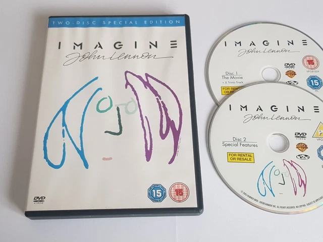 IMAGINE JOHN LENNON Beatles 2 Disc Special Edition DVD 2005 Worldwide ...