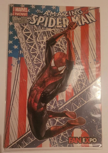 AMAZING SPIDER-MAN 001 Marvel Variant Convention Exclusive Very ...