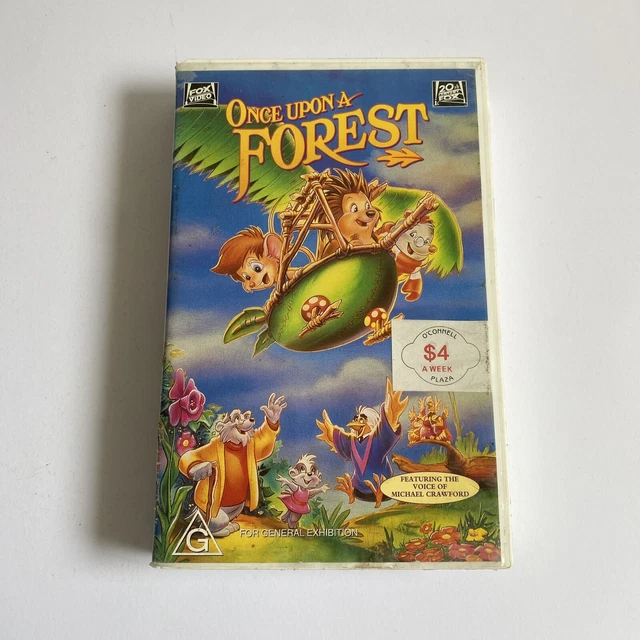 ONCE UPON A Forest (VHS, 1993) Animated Kids Movie Video Tape Big Box ...