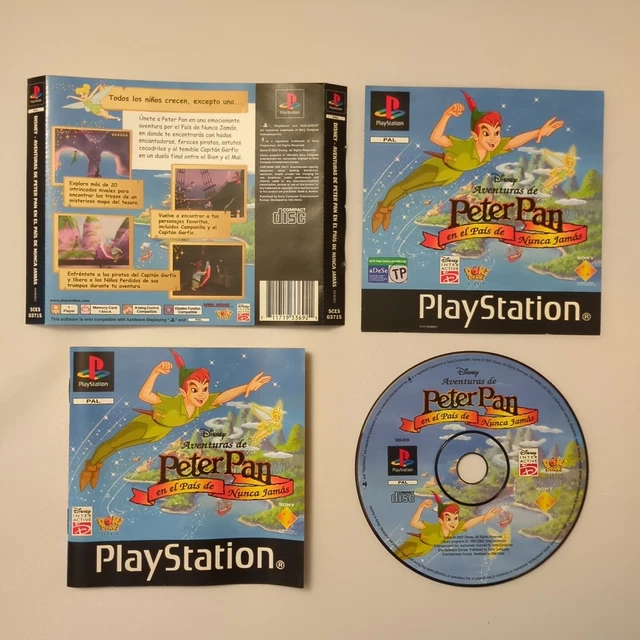 PETER PAN: ADVENTURES in NeverLand (PS1, no case, Spanish version) £5. ...