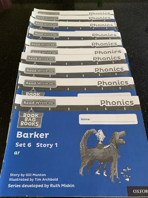 READ WRITE INC. Phonics: Black and White Blue Set 6 Storybooks Mixed ...