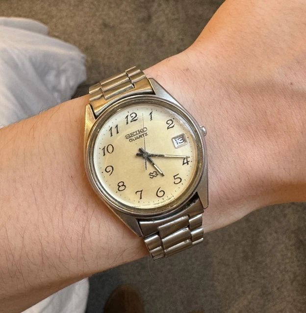 VINTAGE SEIKO QUARTZ - Running Perfectly £19.99 - PicClick UK