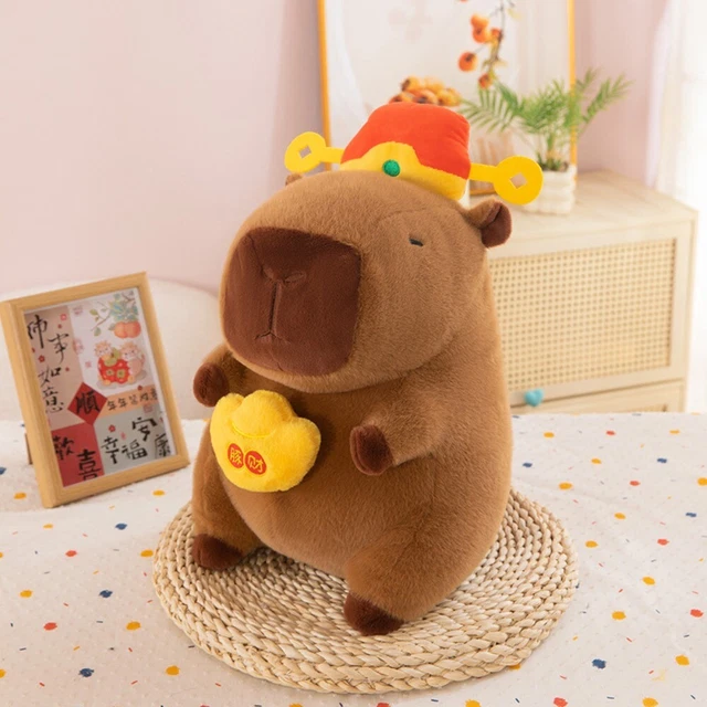 CARTOON CAPYBARA PLUSH Toy Simulation Capibara Fluffty Doll Christmas Toy £15.48 - PicClick UK