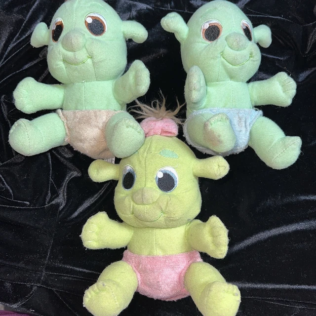 3 SHREK BABIES Ogre Triplets Plush Set 6" £10.23 - PicClick UK