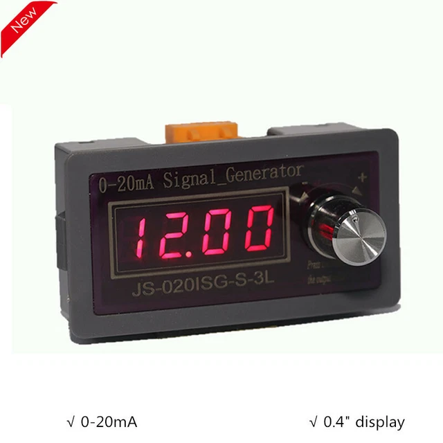 0-20MA SIGNAL GENERATOR Current Source Settable w/ Digital Tube JS ...