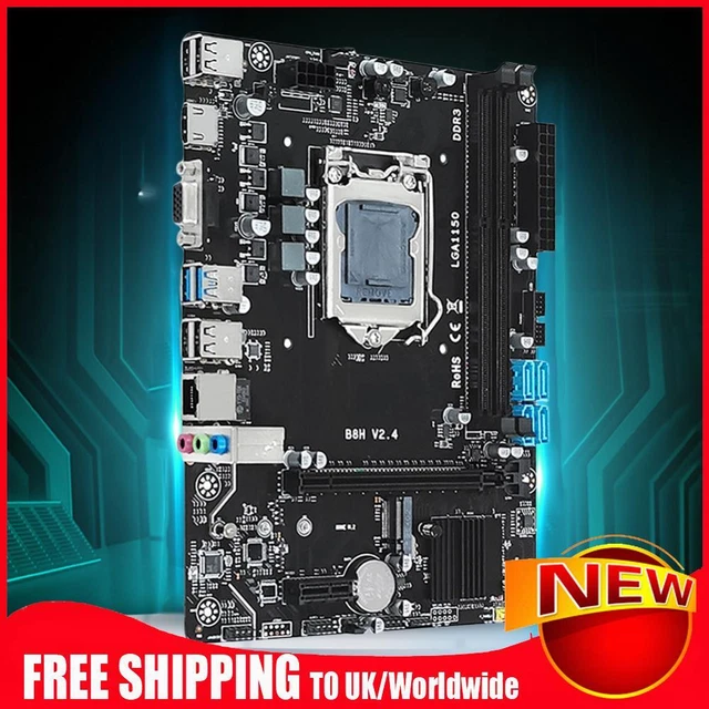 B85 MAINBOARD NVME M.2 SSD Desktop Mainboard Support 2* DDR3 4*SATA3.0 ...