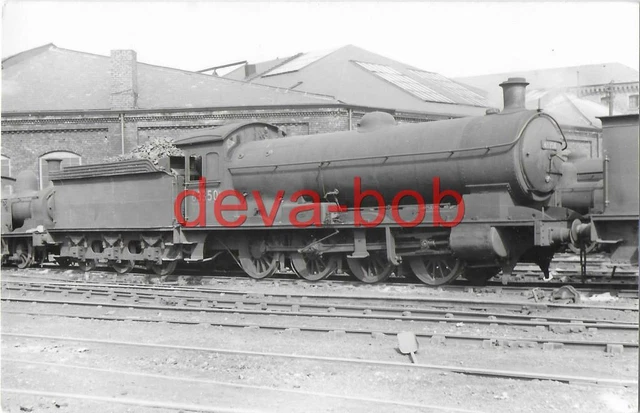 RAILWAY PHOTO LNER Q6 63350 Sunderland 1960 North Eastern T2 0-8-0 Loco ...