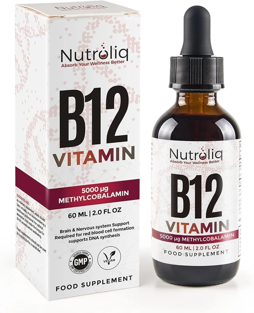 NUTROLIQ VITAMIN B12 Liquid Drops £16.32 - PicClick UK