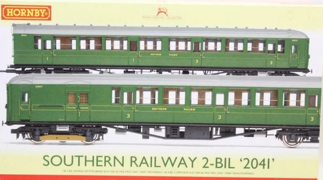 HORNBY R3161 BR Class 401 2-BIL EMU No. 2114 Southern green livery ...