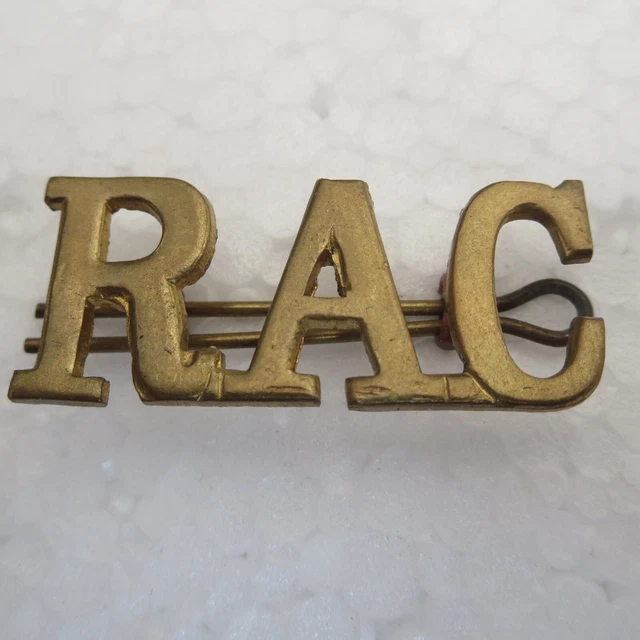 THE ROYAL ARMOURED Corps British Army/Military Shoulder Title Badge £4. ...