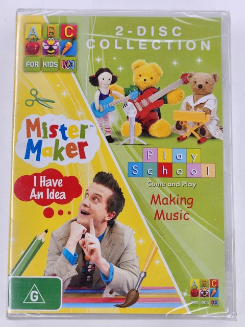 ABC FOR KIDS (2x DVD) Mister Maker (I Have An Idea) + Play School ...
