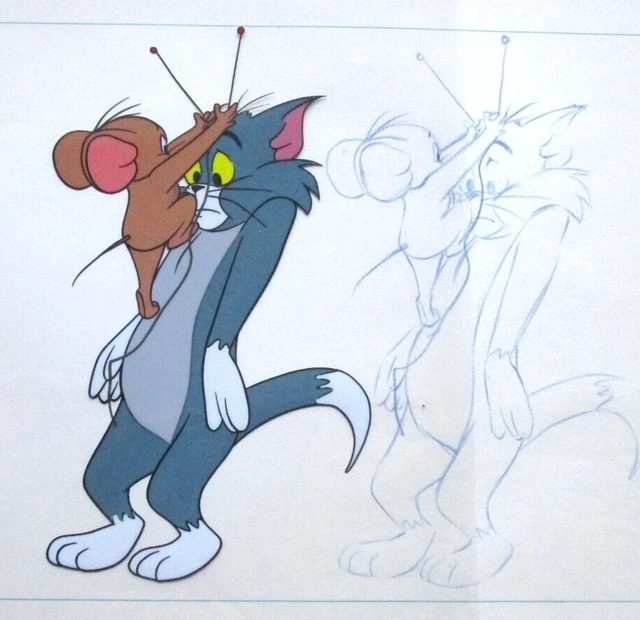 TOM AND JERRY Chuck Jones 1960's MGM cat ORIGINAL PRODUCTION DRAWING ...