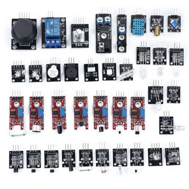 37 IN 1 Sensor Kit Modules for Arduino + GIFT with every kit $22.03 ...