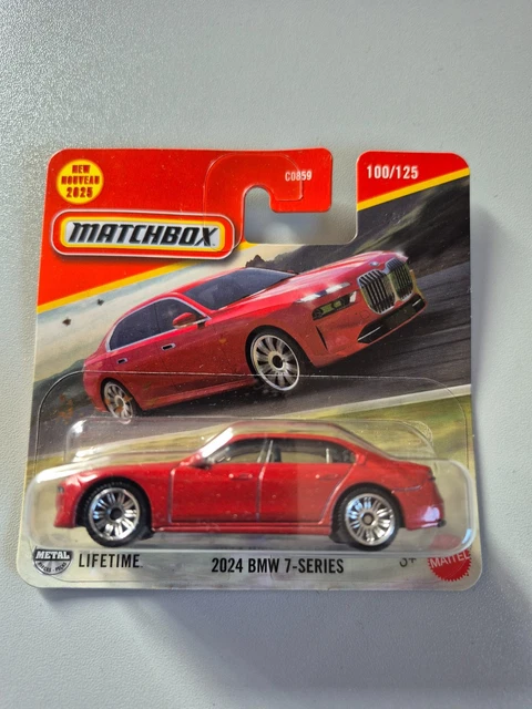 MATCHBOX 2025/2026: BMW 7-SERIES Modell 2024 ROT ; Versand: Karton ...