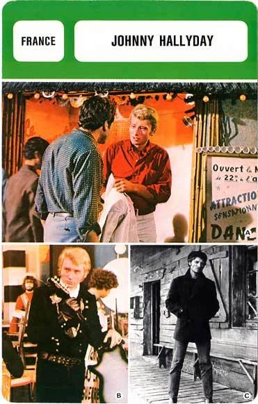 FICHE CINEMA : JOHNNY HALLYDAY - France (Biographie/Filmographie) EUR 4 ...