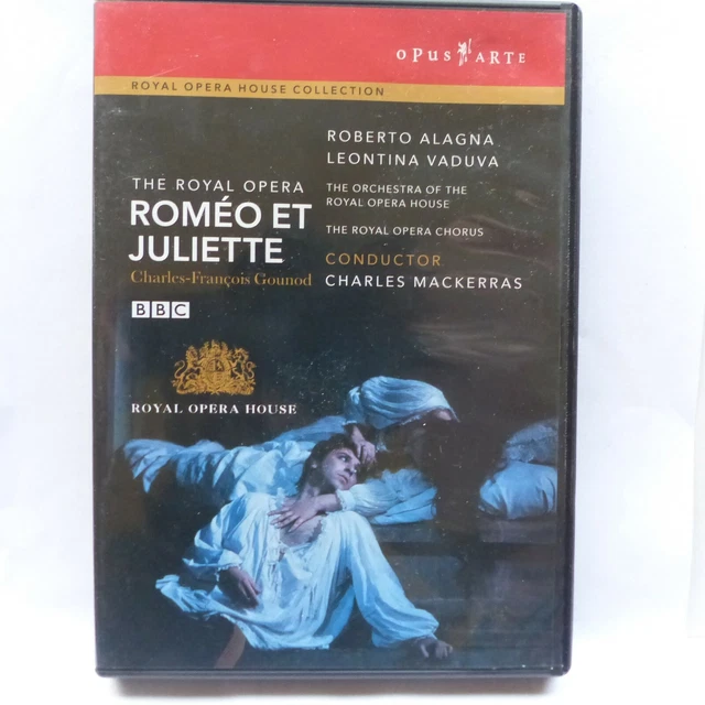 ROBERTO ALAGNA VADUVA MACKERRAS Opus Arte Romeo and Juliet DVDs $12.75 ...