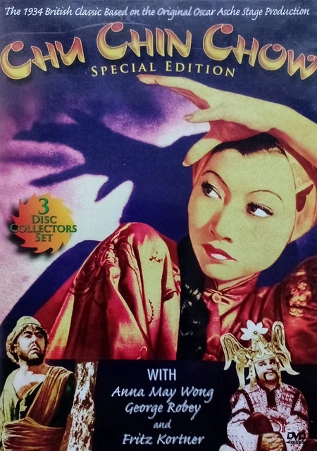 CHU CHIN CHOW (3-DVD Set) [1934] Anna May Wong Fritz Kortner ALL REGION ...