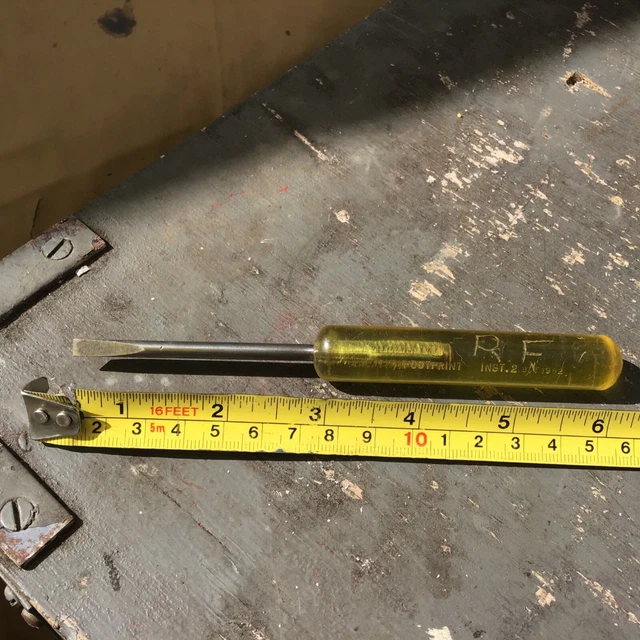 VINTAGE FOOTPRINT INST 2 Screwdriver B.t. 1982 £11.12 - PicClick UK