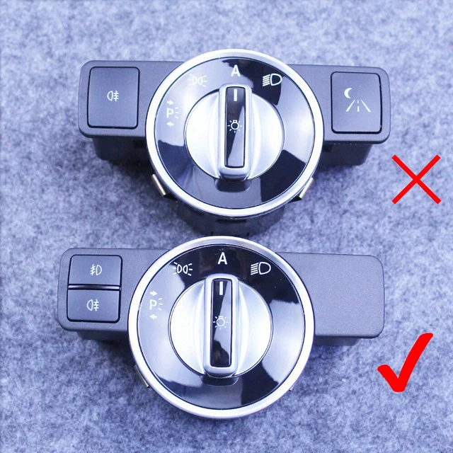 FOR BENZ W204 W212 X204 R172 Indicator Knob Button Headlight Switch ...