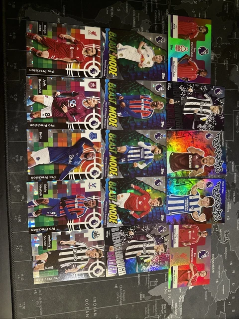 TOPPS PREMIER LEAGUE 2026 cards -Pro Precision- Beast Mode-Pro ...