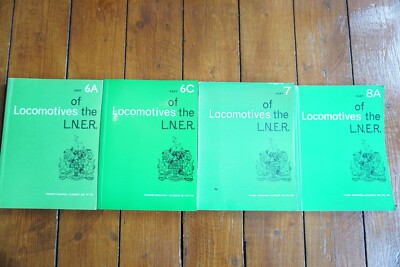 RCTS LOCOMOTIVES OF LNER Railway Book x4 Part 6A 6C 7 8A £29.99 ...