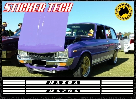 ROTARY SIDE STRIPES Sticker Decal Suits Mazda Rx2 Rx3 Rx7 Rx3 Rx8 R100 ...