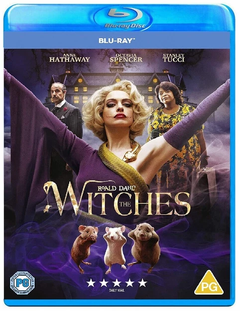 ROALD DAHL'S THE WITCHES (2020) Anne Hathaway Blu-Ray NUOVO Spedizione ...