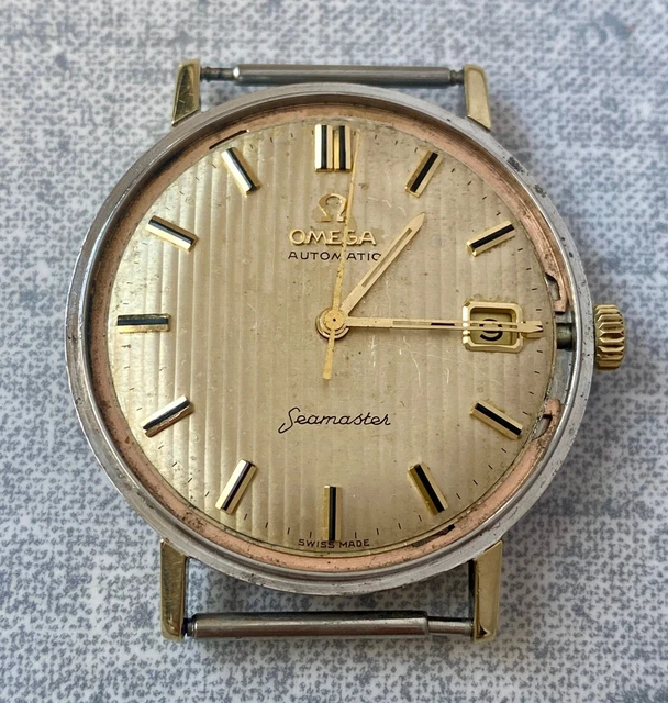 OMEGA SEAMASTER AUTOMATIC Cal 562 Vintage Men's Watch 24 Jewels White ...