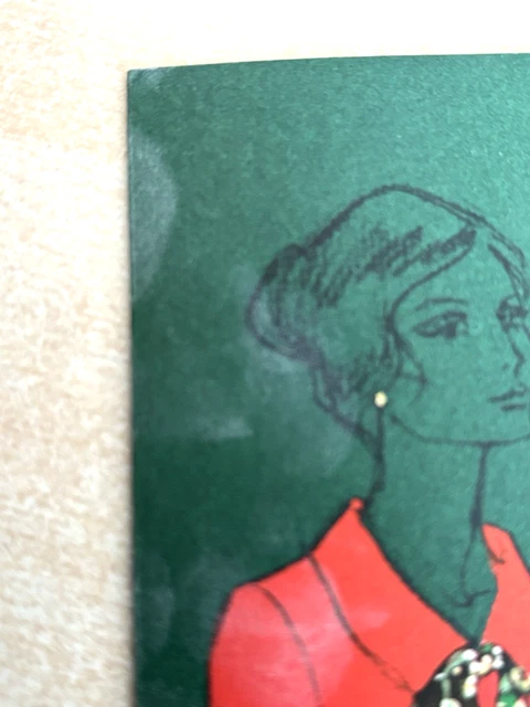 VINTAGE FASHION LEAFLET-CRESTA Crimplene & Terylene 1974. Illustrator H ...