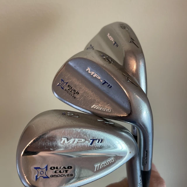 MIZUNO MP-T11 QUAD Cut Grooves 50*,56*,60* Wedge Set DG Spinner Steel Shaft RH $89.49 - PicClick AU