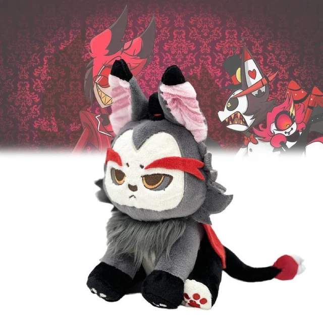 ANGEL MEOW HAZBIN Hotel Hell Inn Angel Cat Plush Toy Doll 31cm ...