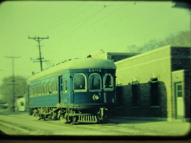 1940S ITC ILLINOIS Terminal Railroad Trolley Decatur IL 35mm Color ...