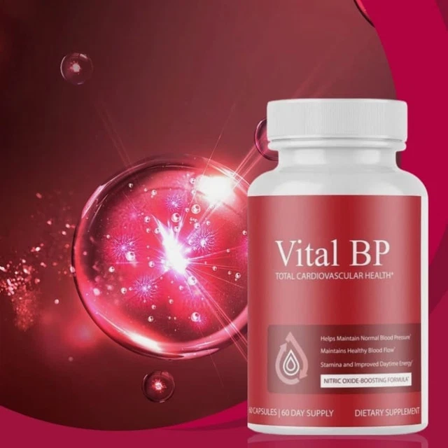 SUPPORT BLOOD FLOW Total Cardiovascular Health, Vital BP - 60 Capsules ...