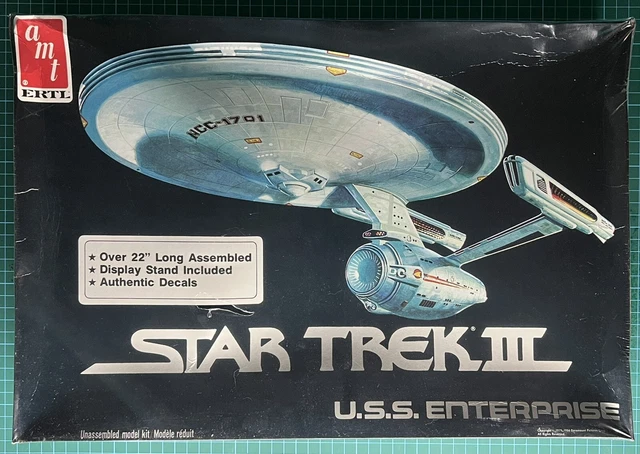 STAR TREK U.S.S. Enterprise NCC-1701 1:537 Scale Model Kit AMT #6675 ...
