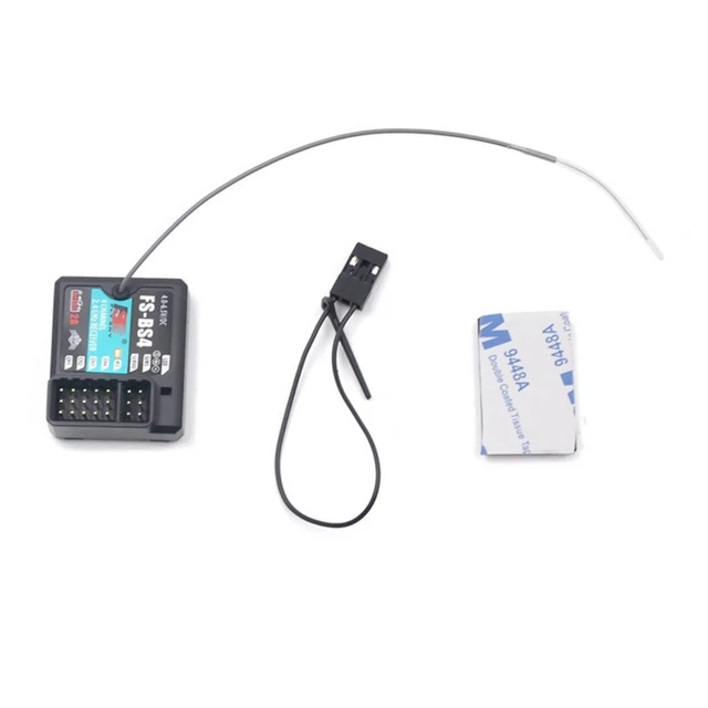 FS-BS4 2.4G 4CH Receiver with Gyro Stabilization For Flysky FS-IT4S FS ...