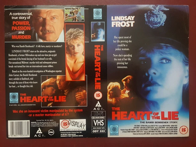 THE HEART OF The Lie,Odyssey, Double Sided Promo Sample Video Sleeve ...