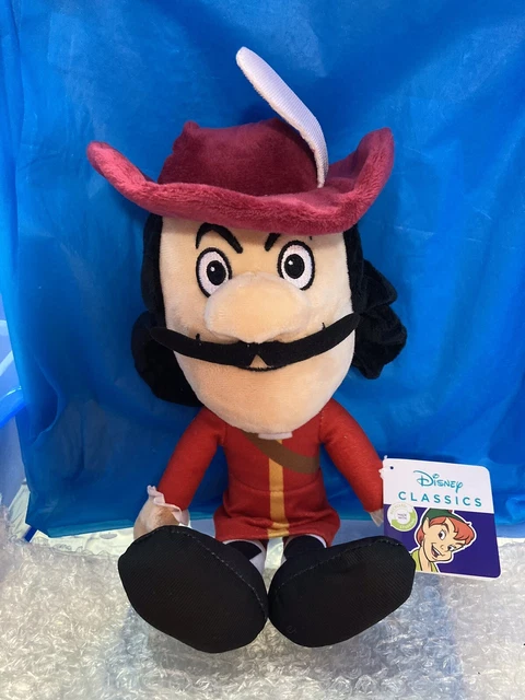 OFFICIAL LICENSED DISNEY Classics Peter Pan Soft Plush Toy. Captain ...