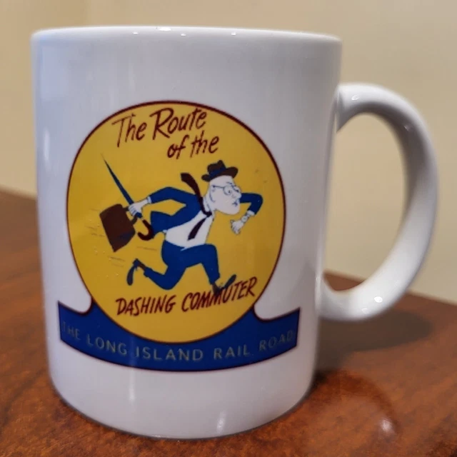 THE ROUTE OF THE DASHING COMMUTER Coffee Mug LIRR Railroad Museum PA ...